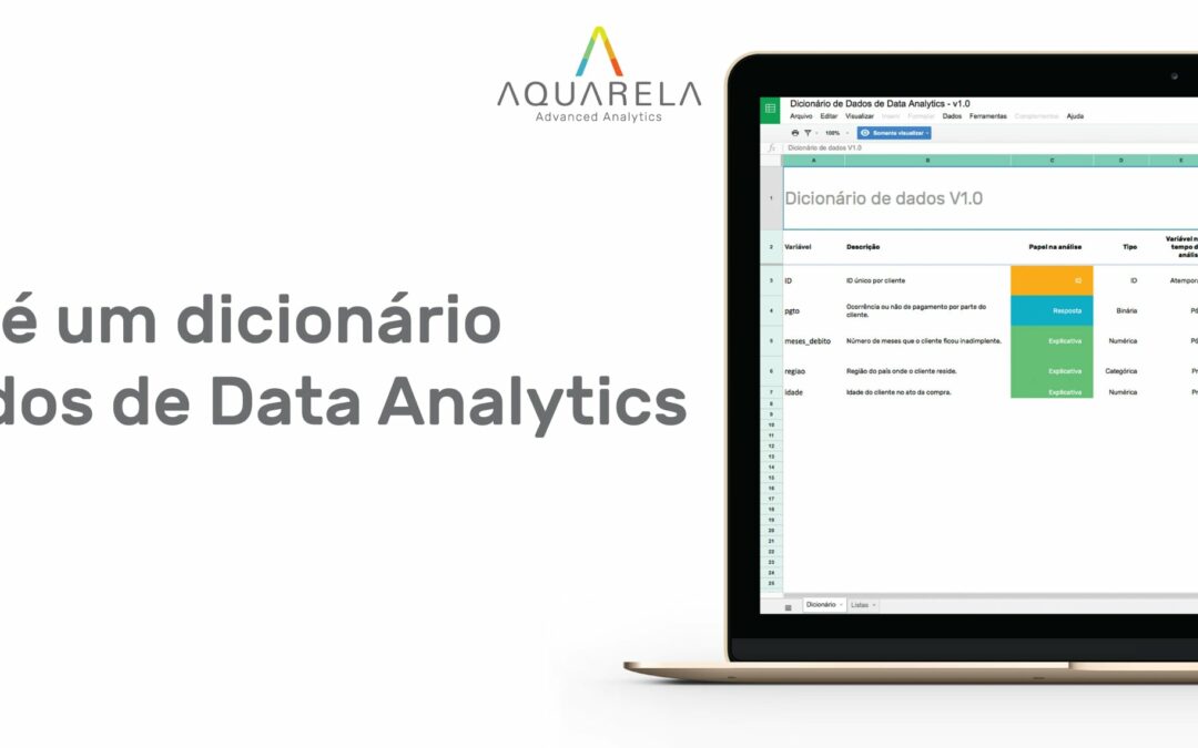 O que é um dicionario de dados de data analytics-21 - Aquarela